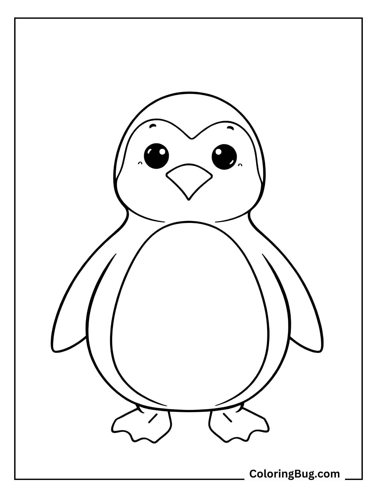 50 Penguin Coloring Pages (Free Printable PDFs)