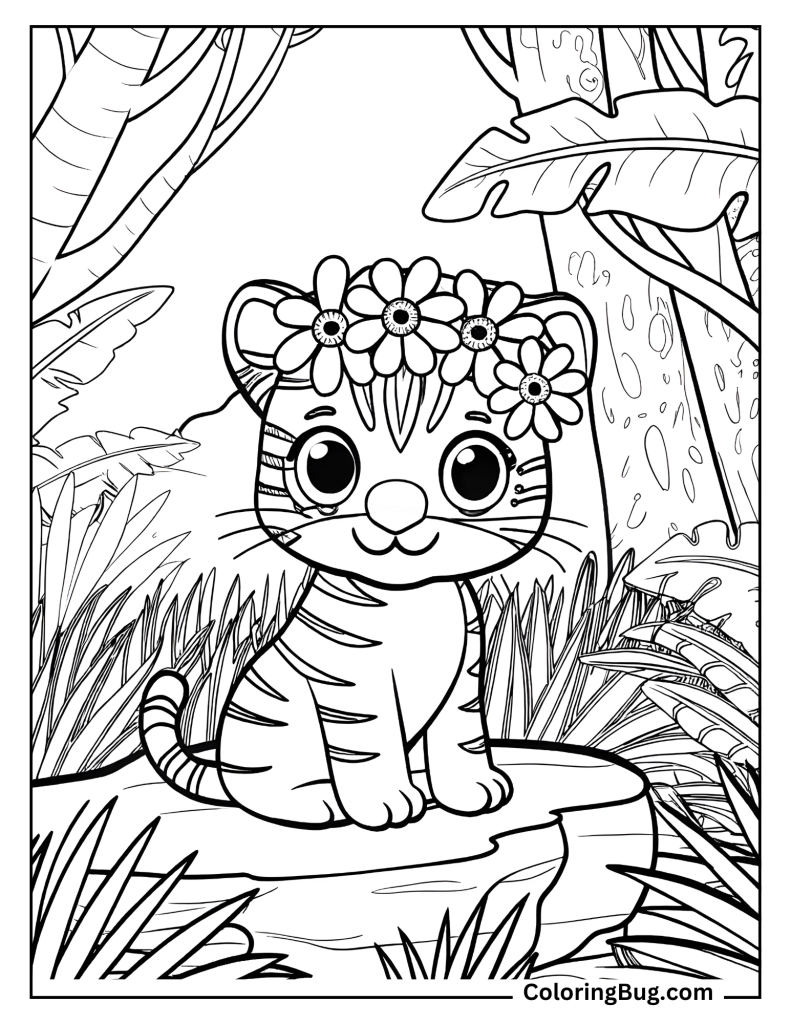 50 Tiger Coloring Pages (Free Printable PDFs)