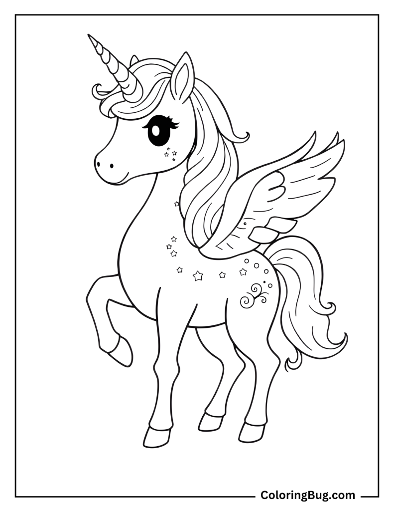 50+ Alicorn Coloring pages (Free printable PDFs)