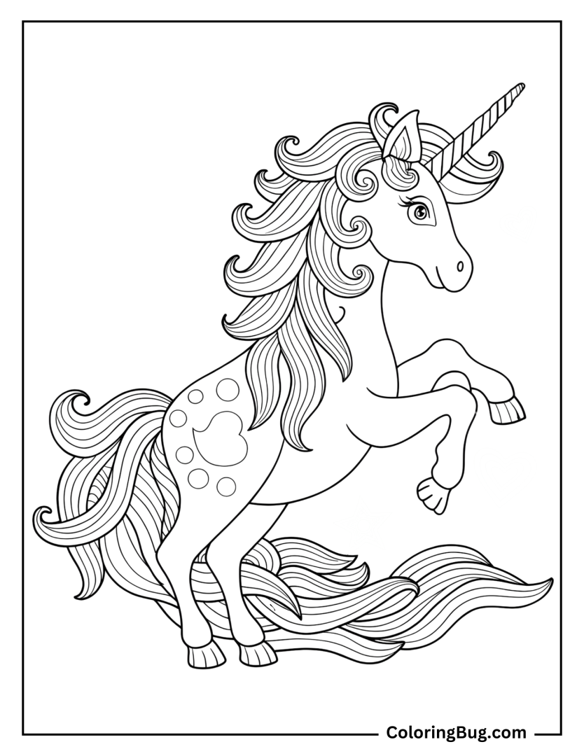 120+ Unicorn Coloring Pages (Free Printable PDFs)