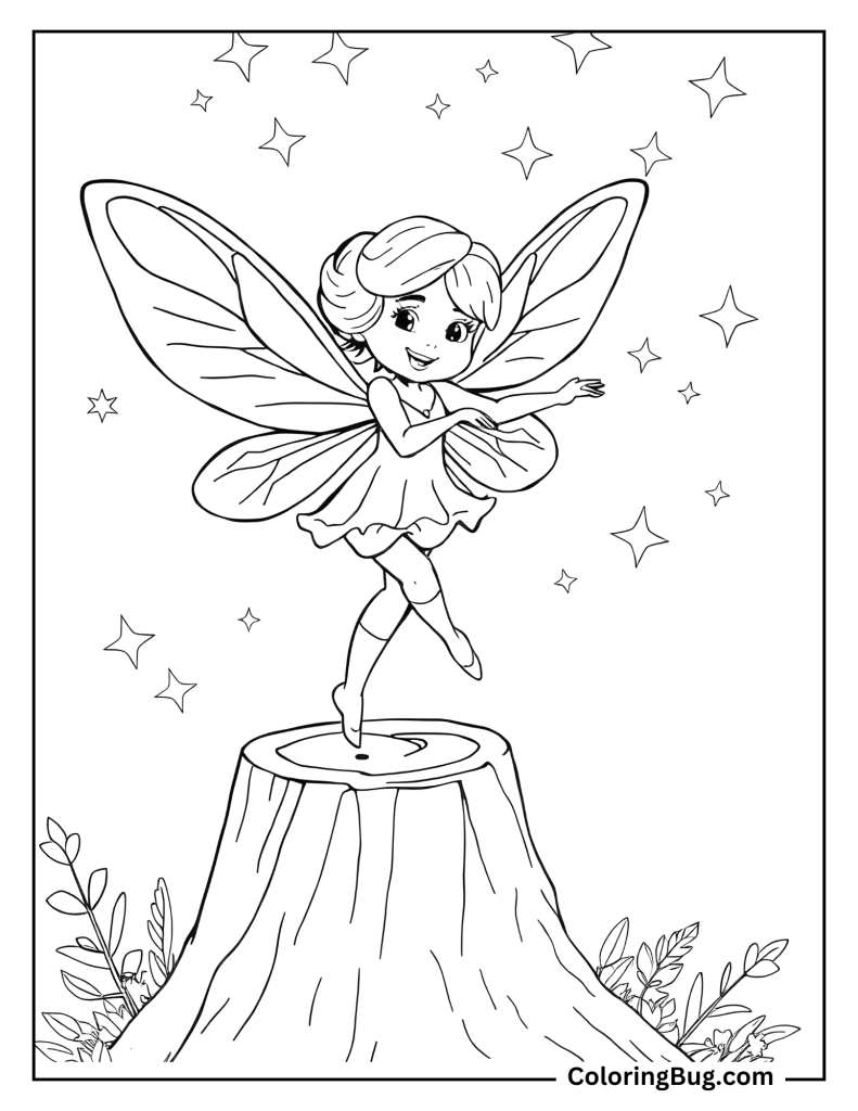 50 Fairy Coloring Pages (Free Printable PDFs)
