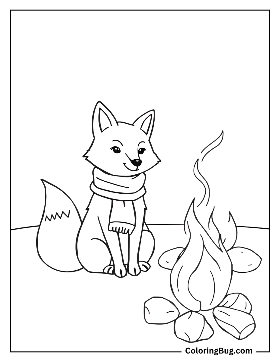 50 Fox Coloring Pages (Free Printable PDFs)