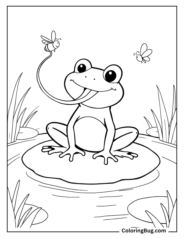 52 Frog Coloring Pages (Free Printable PDFs)