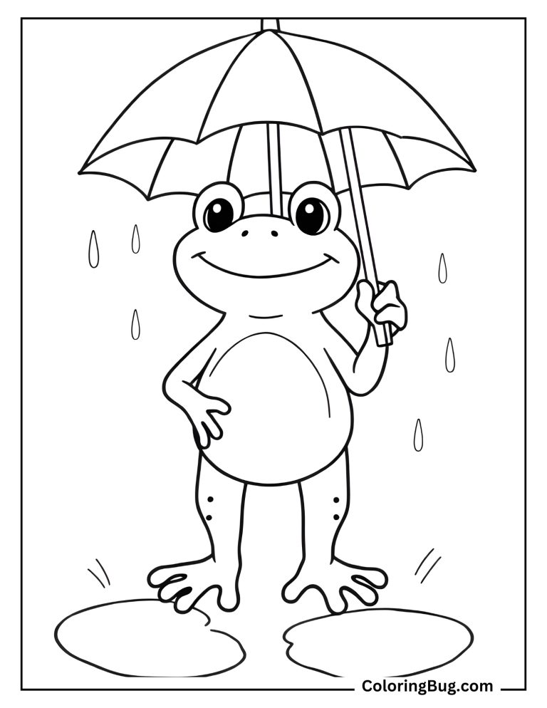 52 Frog Coloring Pages (Free Printable PDFs)