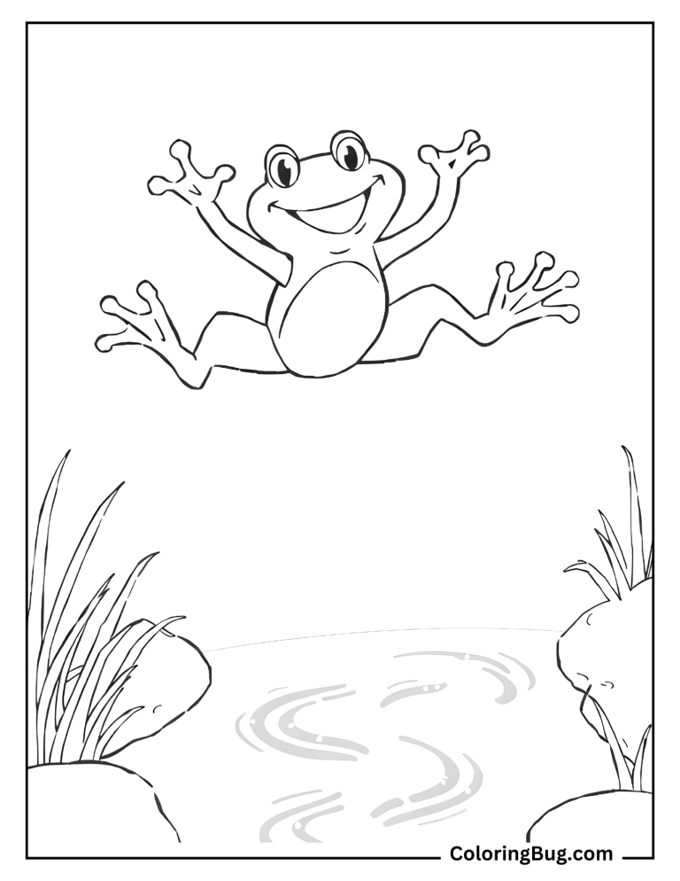 52 Frog Coloring Pages (Free Printable PDFs)