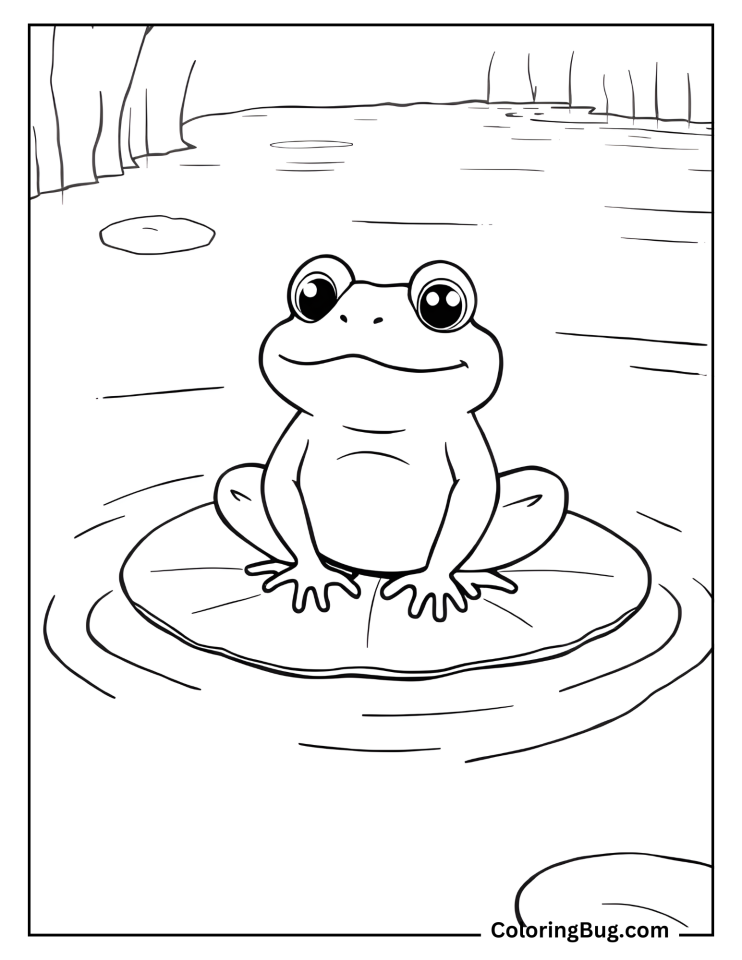 52 Frog Coloring Pages (Free Printable PDFs)