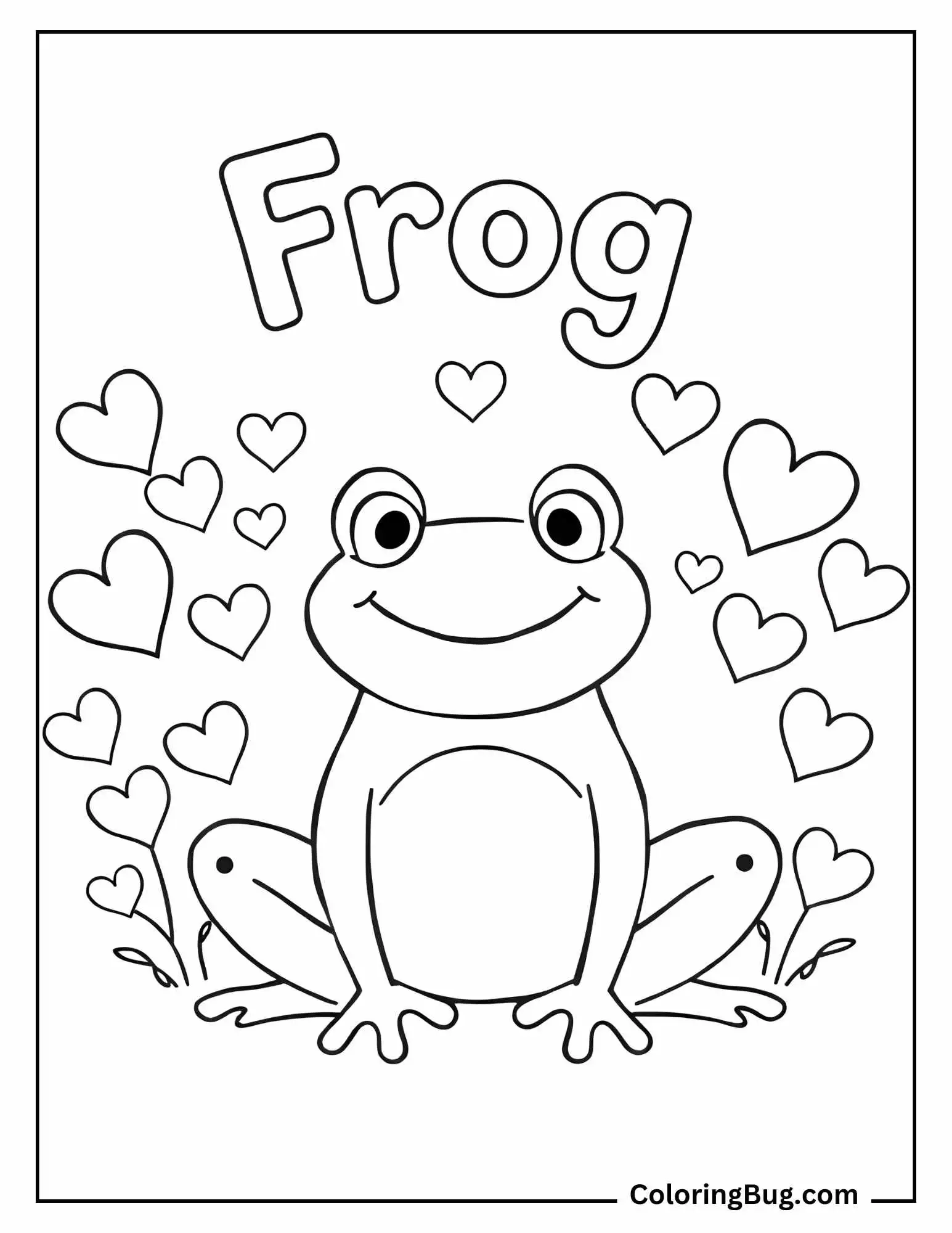 52 Frog Coloring Pages (Free Printable PDFs)