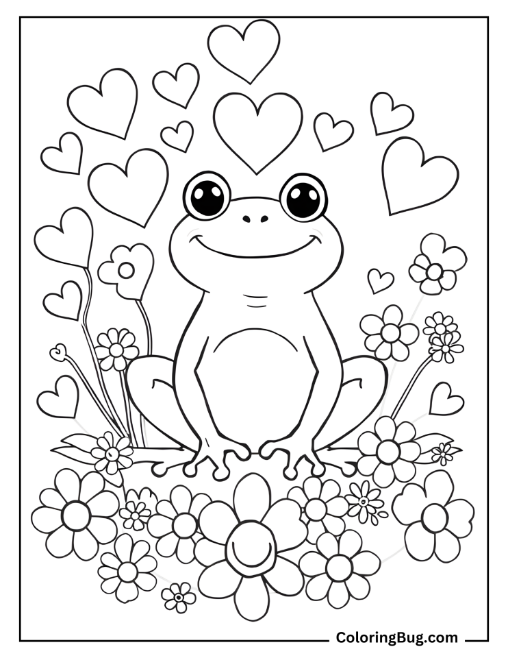 52 Frog Coloring Pages (Free Printable PDFs)