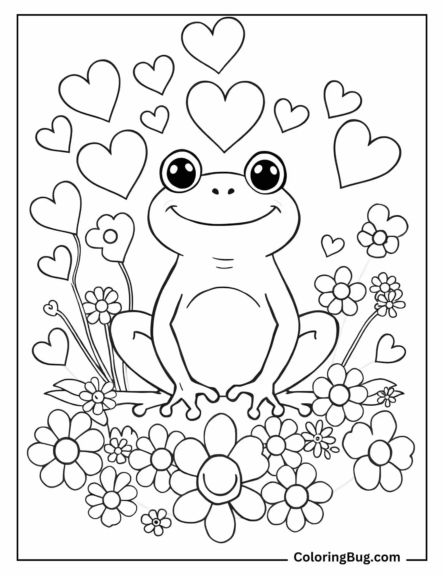 52 Frog Coloring Pages (Free Printable PDFs)