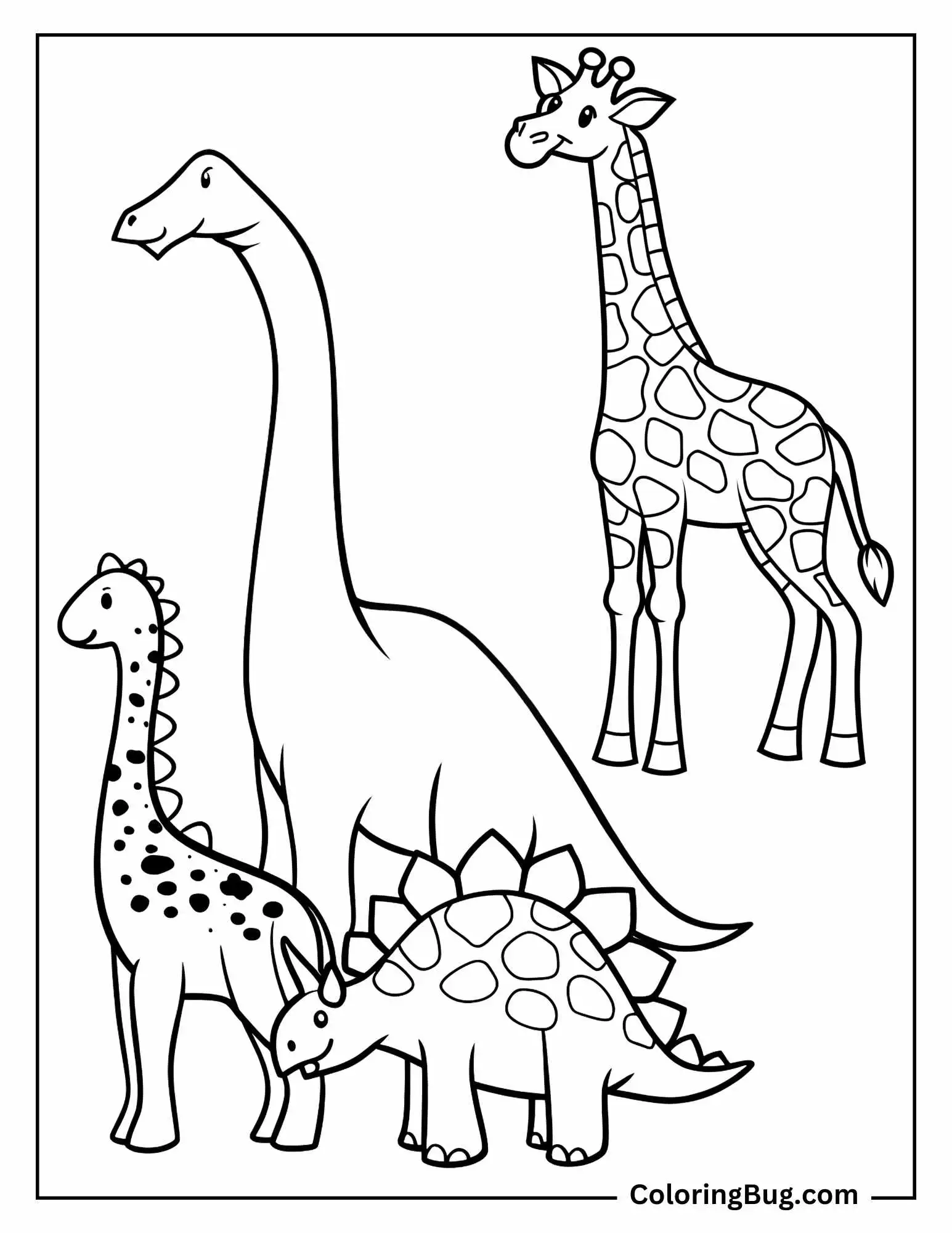 42 Giraffe Coloring Pages (Free Printable PDFs)