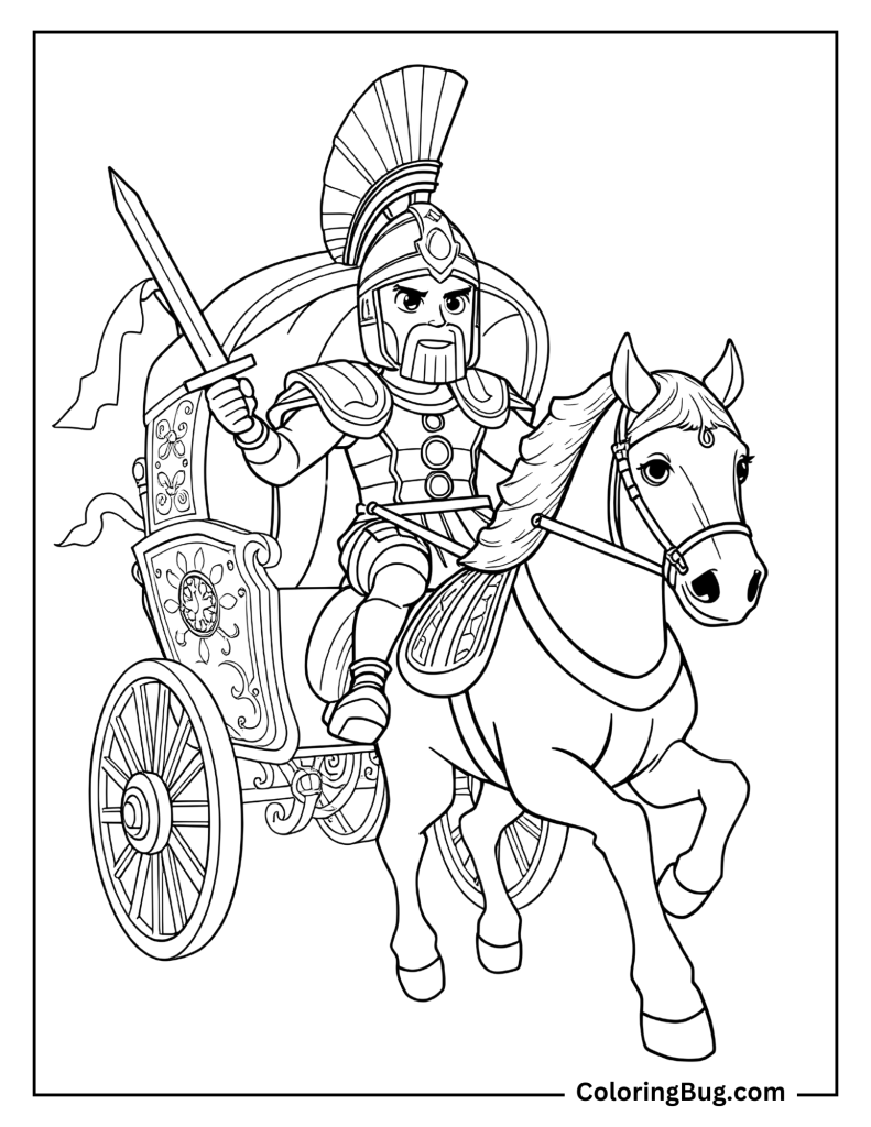 14 Gladiator Coloring Pages (Free Printable PDFs)