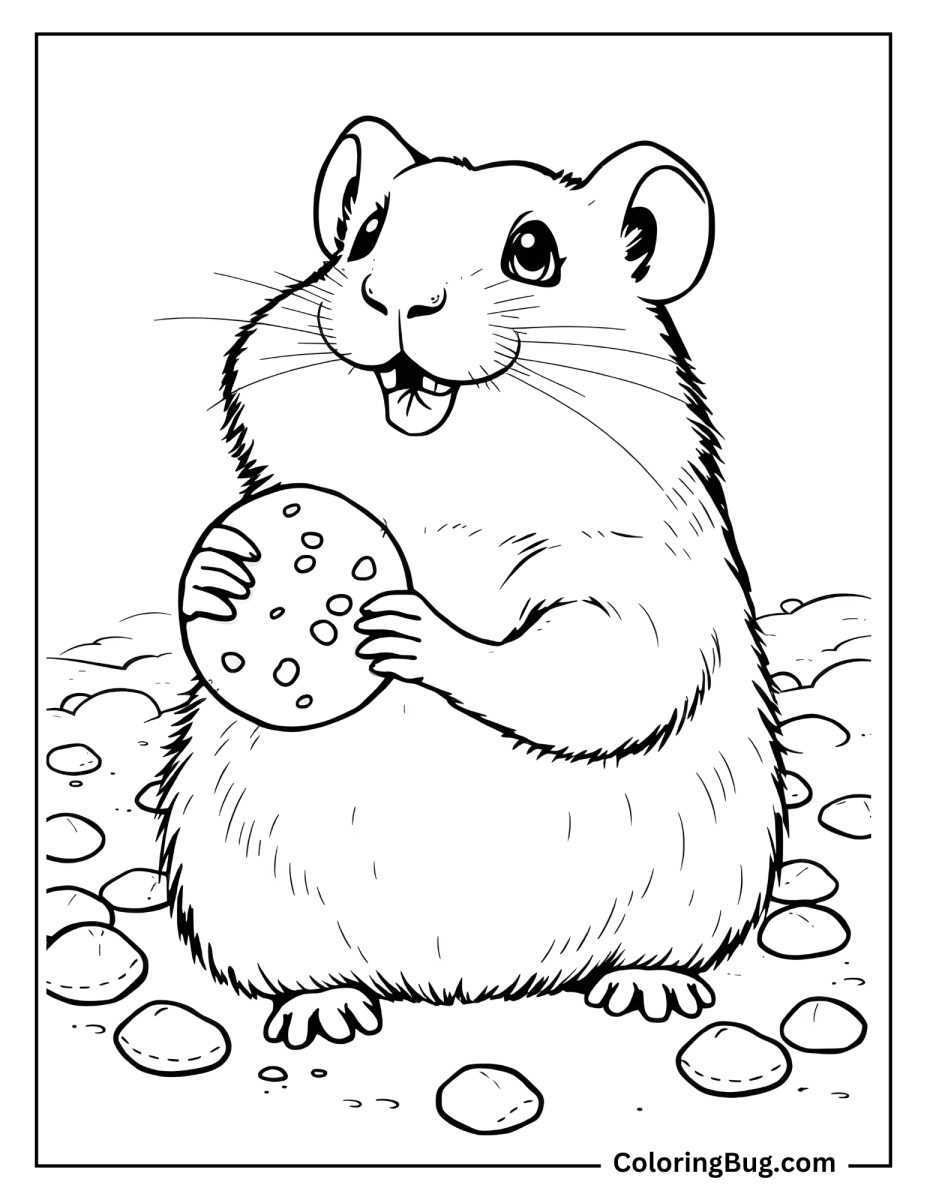 50 Hamster Coloring Pages (Free printable PDFs)