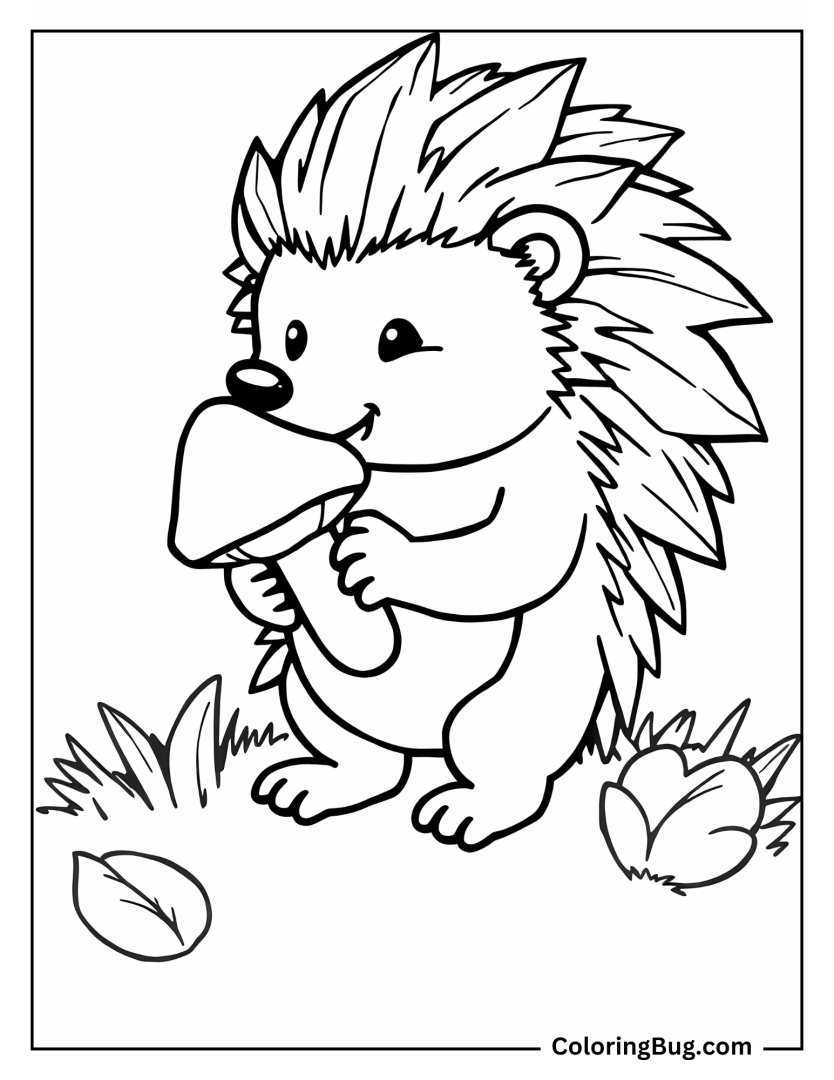 40 Hedgehog Coloring Pages (Free Printable PDFs)