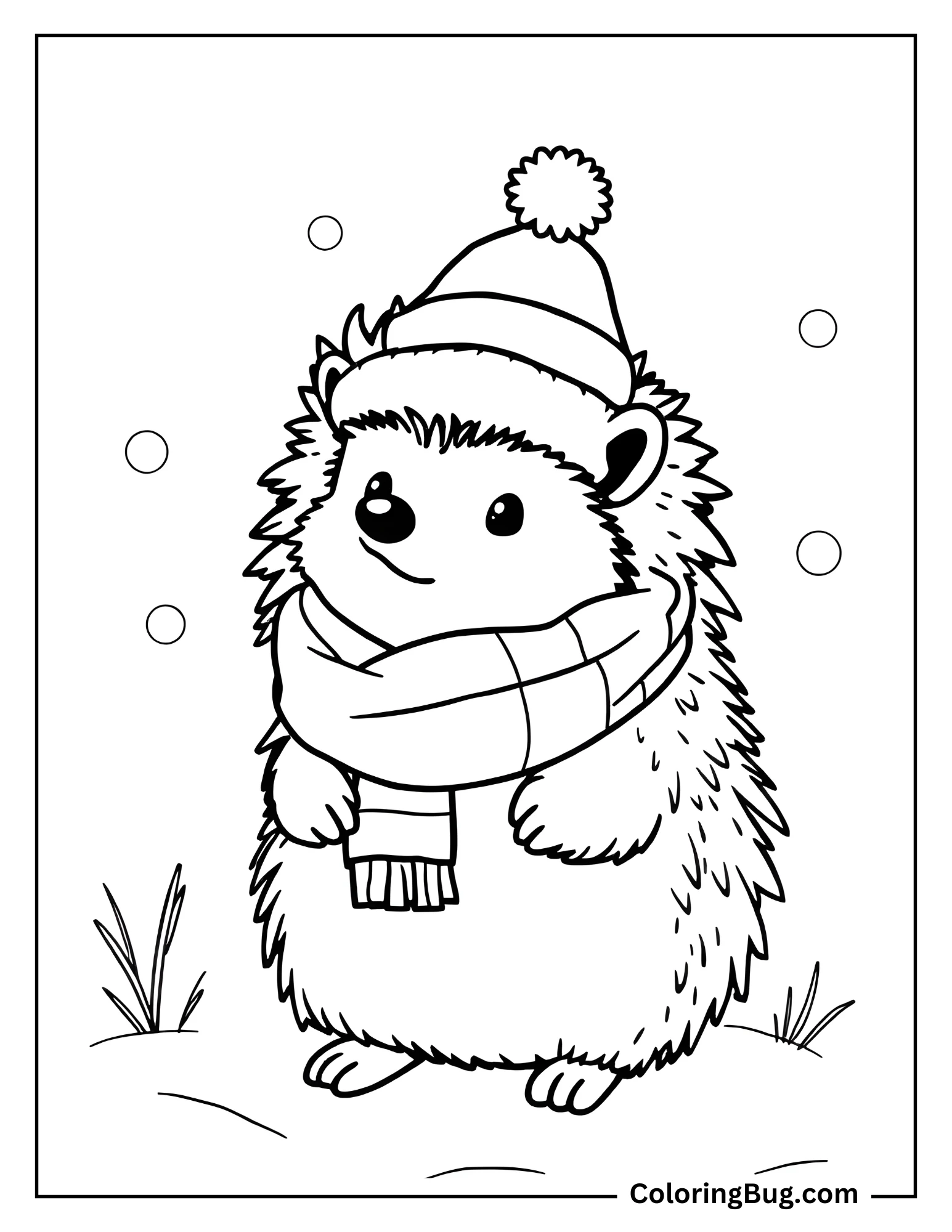 40 Hedgehog Coloring Pages (Free Printable PDFs)