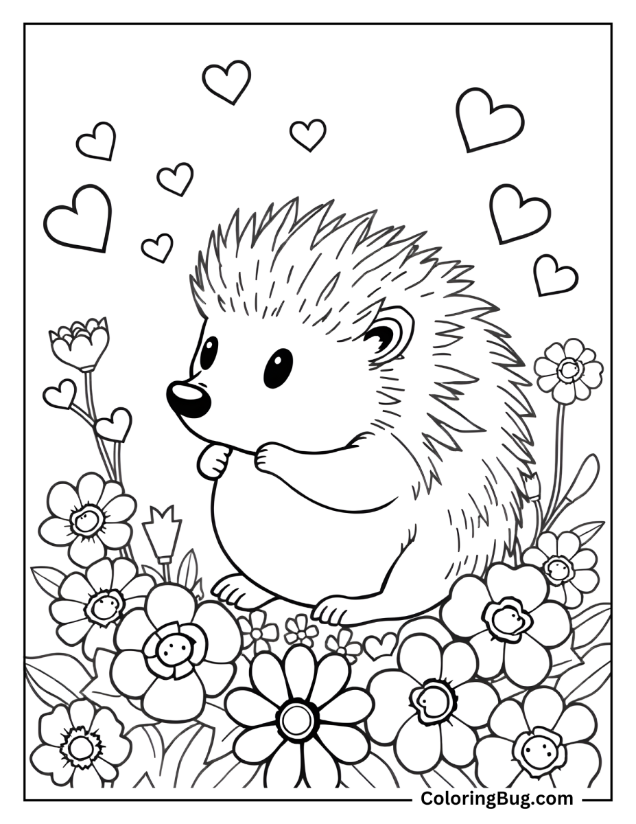 40 Hedgehog Coloring Pages (Free Printable PDFs)
