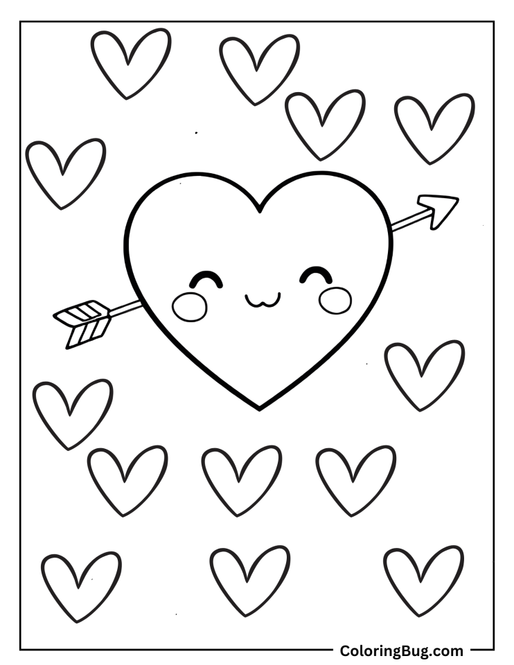 72 Heart Coloring Pages (Free Printable PDFs)