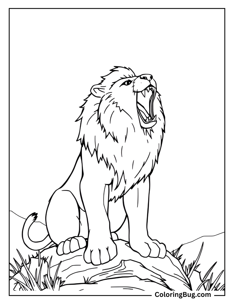 40 Lion Coloring Pages (Free Printable PDFs)