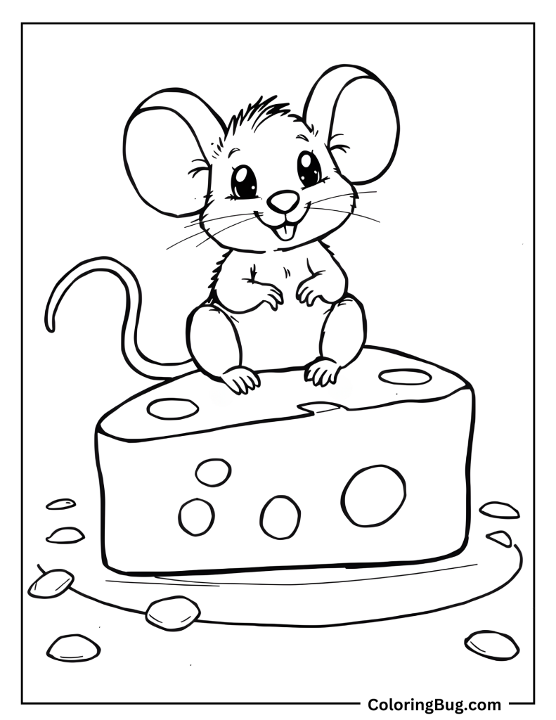 40 Mouse Coloring Pages (Free Printable PDFs)