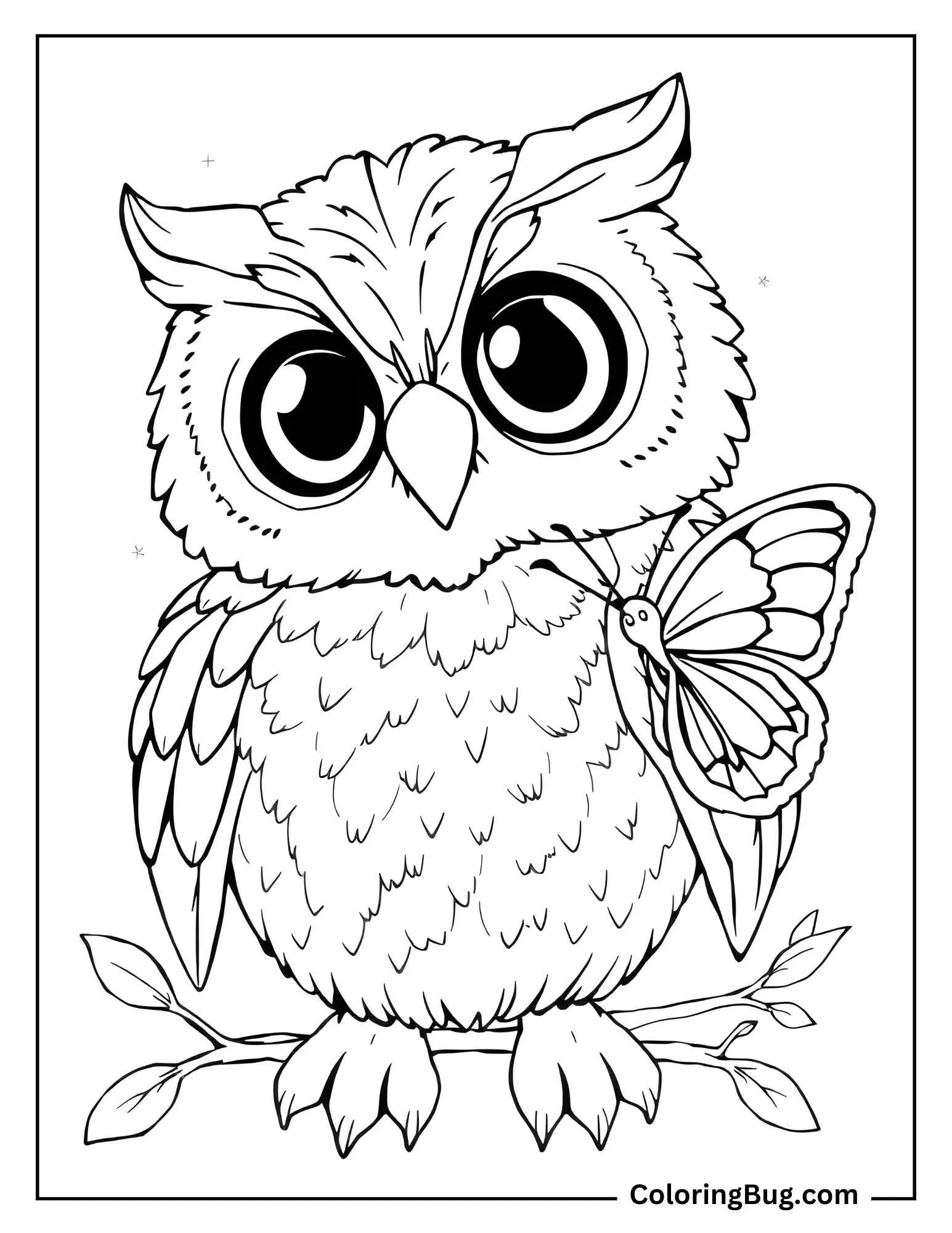 60+ Owl Coloring Pages (Free printable PDFs)