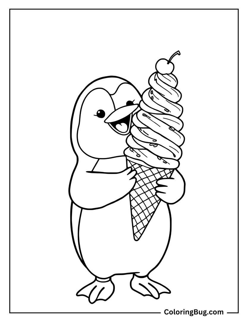 50+ Penguin Coloring Pages (Free Printable PDFs)