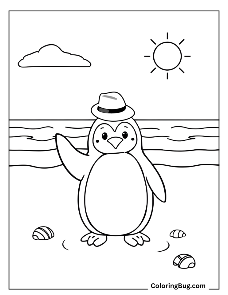 50+ Penguin Coloring Pages (Free Printable PDFs)