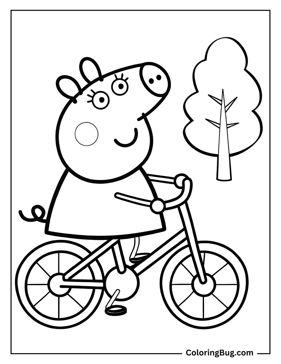 195+ Peppa Pig Coloring Pages (Free Printable PDFs)