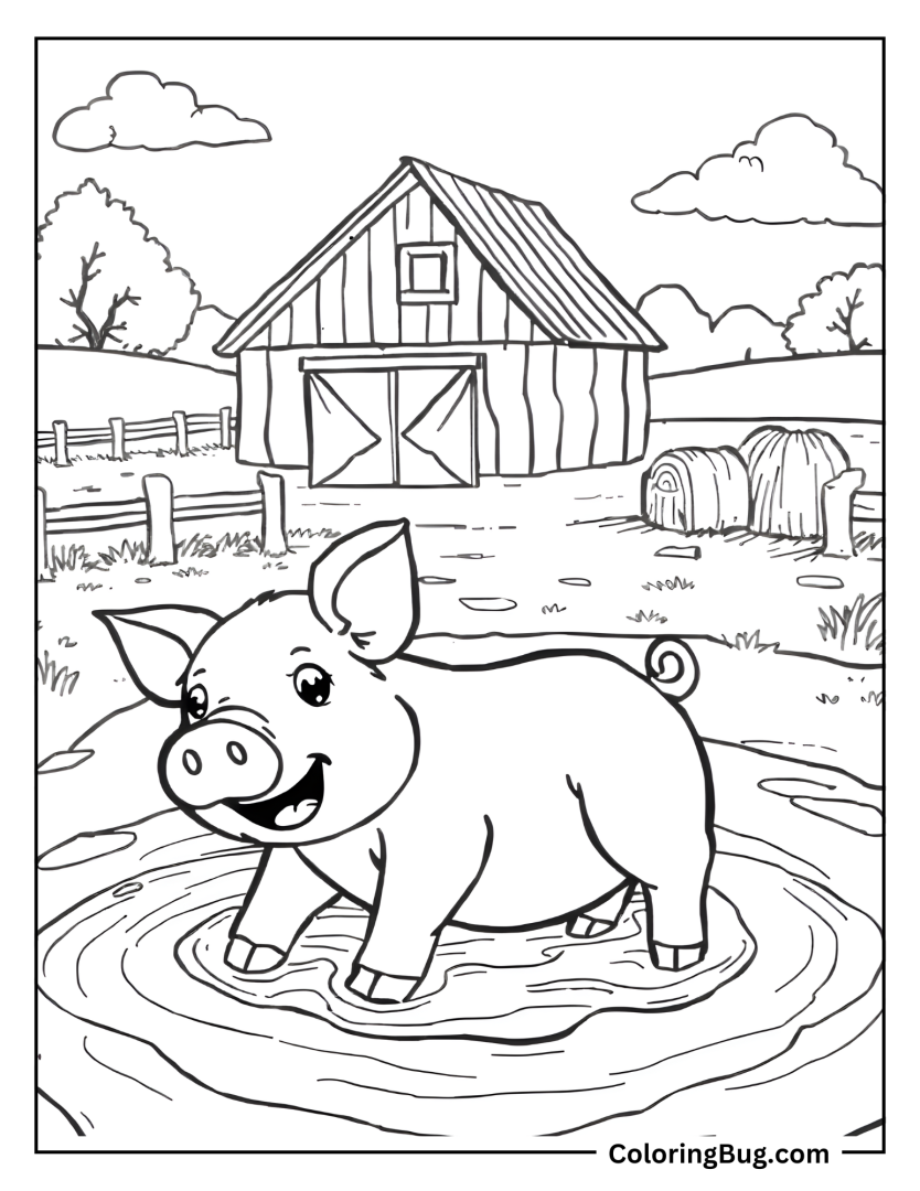 40 Farm Animals Coloring Pages (Free Printable PDFs)