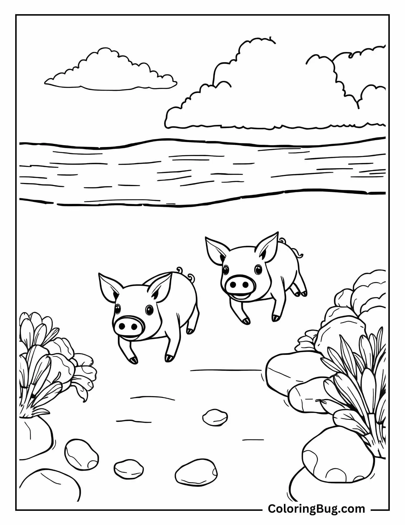44 Pig Coloring Pages Free Printable Pdfs