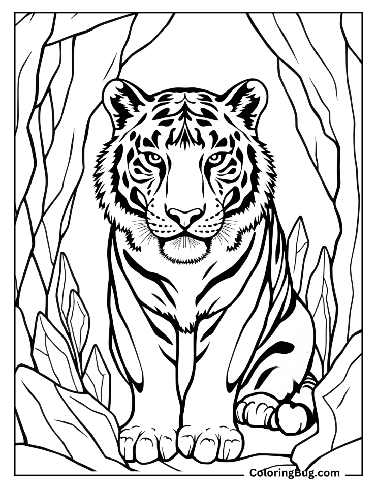 50 Tiger Coloring Pages (Free Printable PDFs)