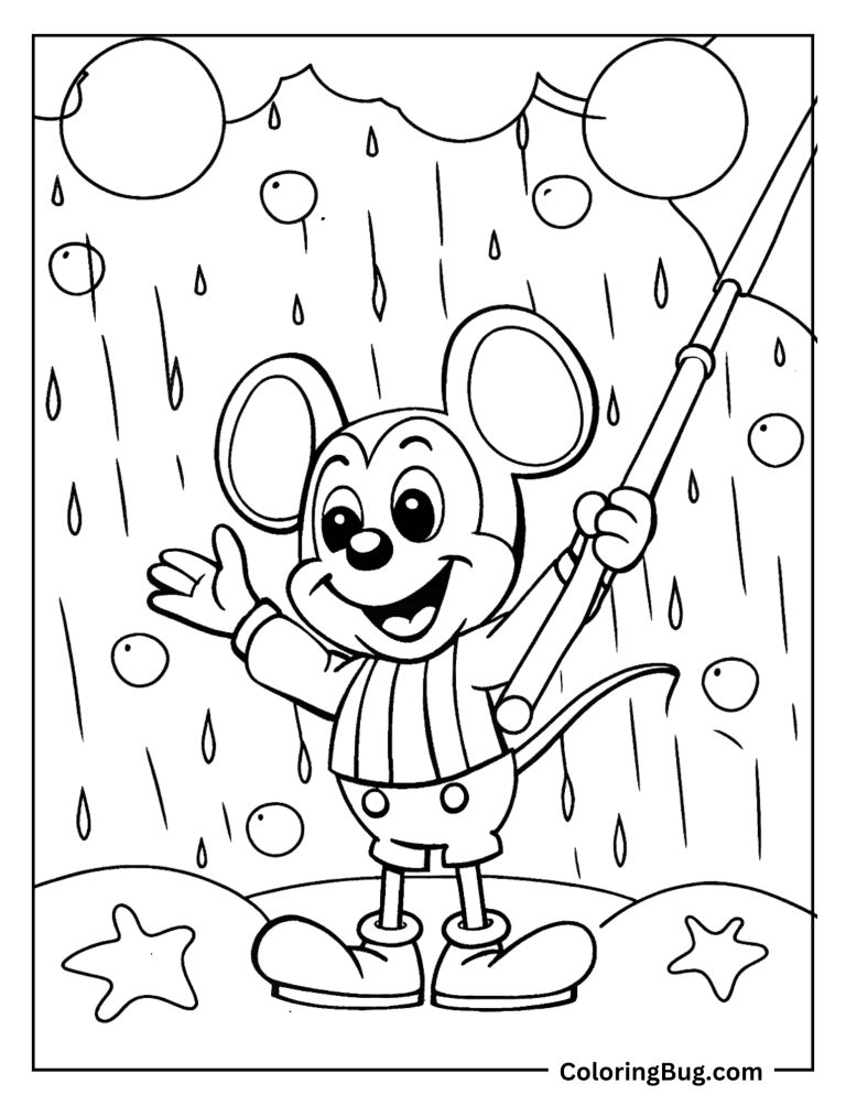 40 Mouse Coloring Pages (Free Printable PDFs)