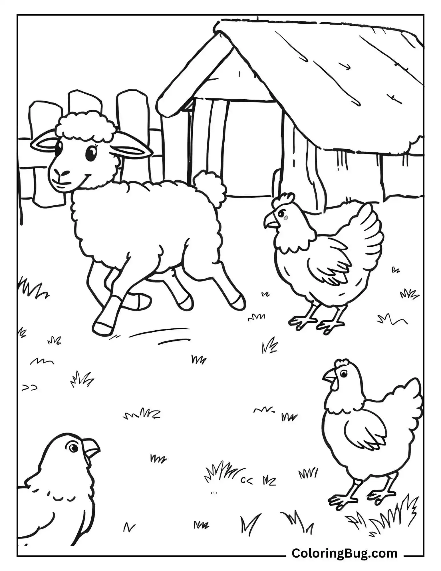 44 Sheep Coloring Pages (Free Printable PDFs)