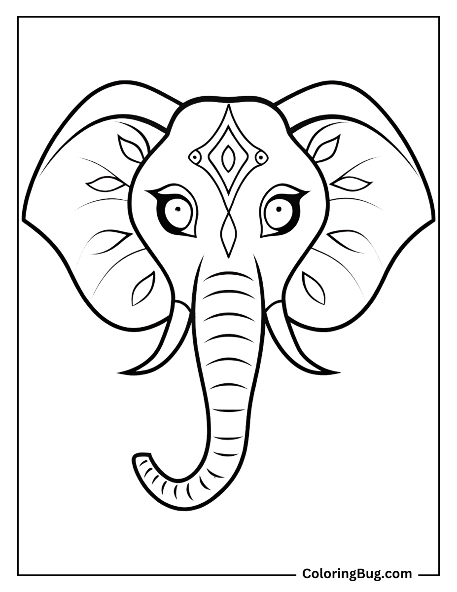 40+ Elephant Coloring Pages (Free Printable PDFs)