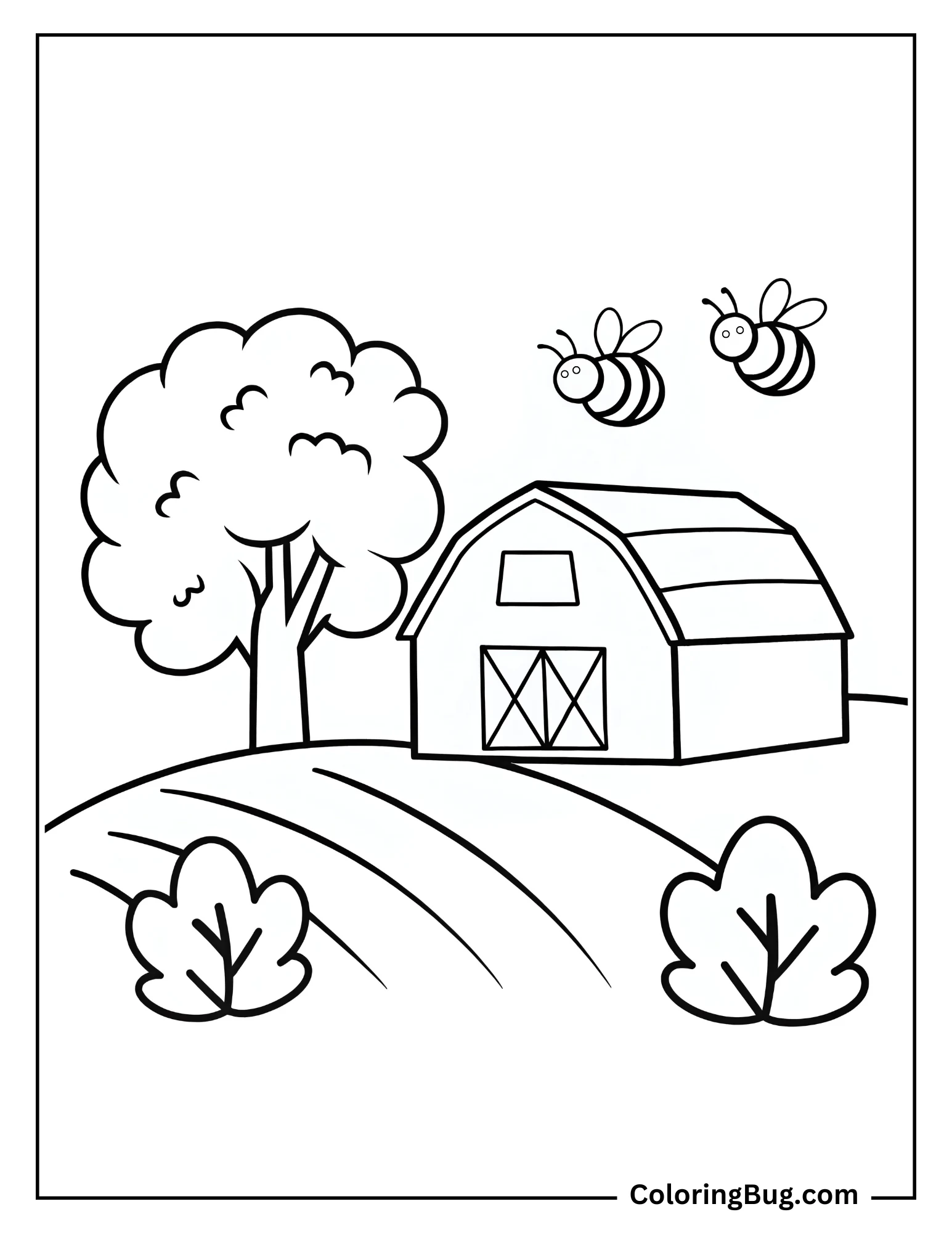 40 Farm Animals Coloring Pages (Free Printable PDFs)