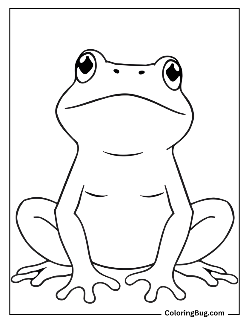 52 Frog Coloring Pages (Free Printable PDFs)