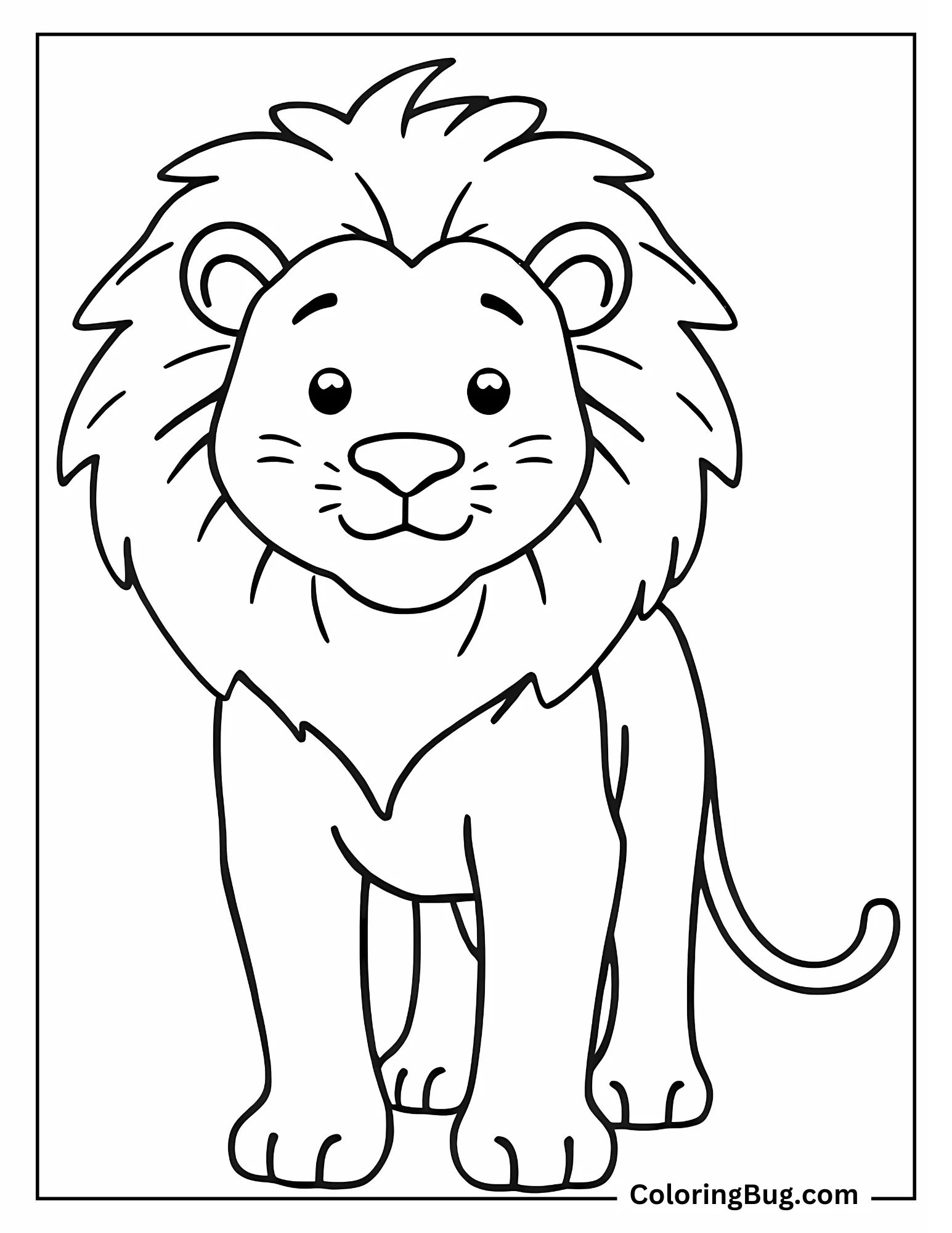 40 Lion Coloring Pages (Free Printable PDFs)