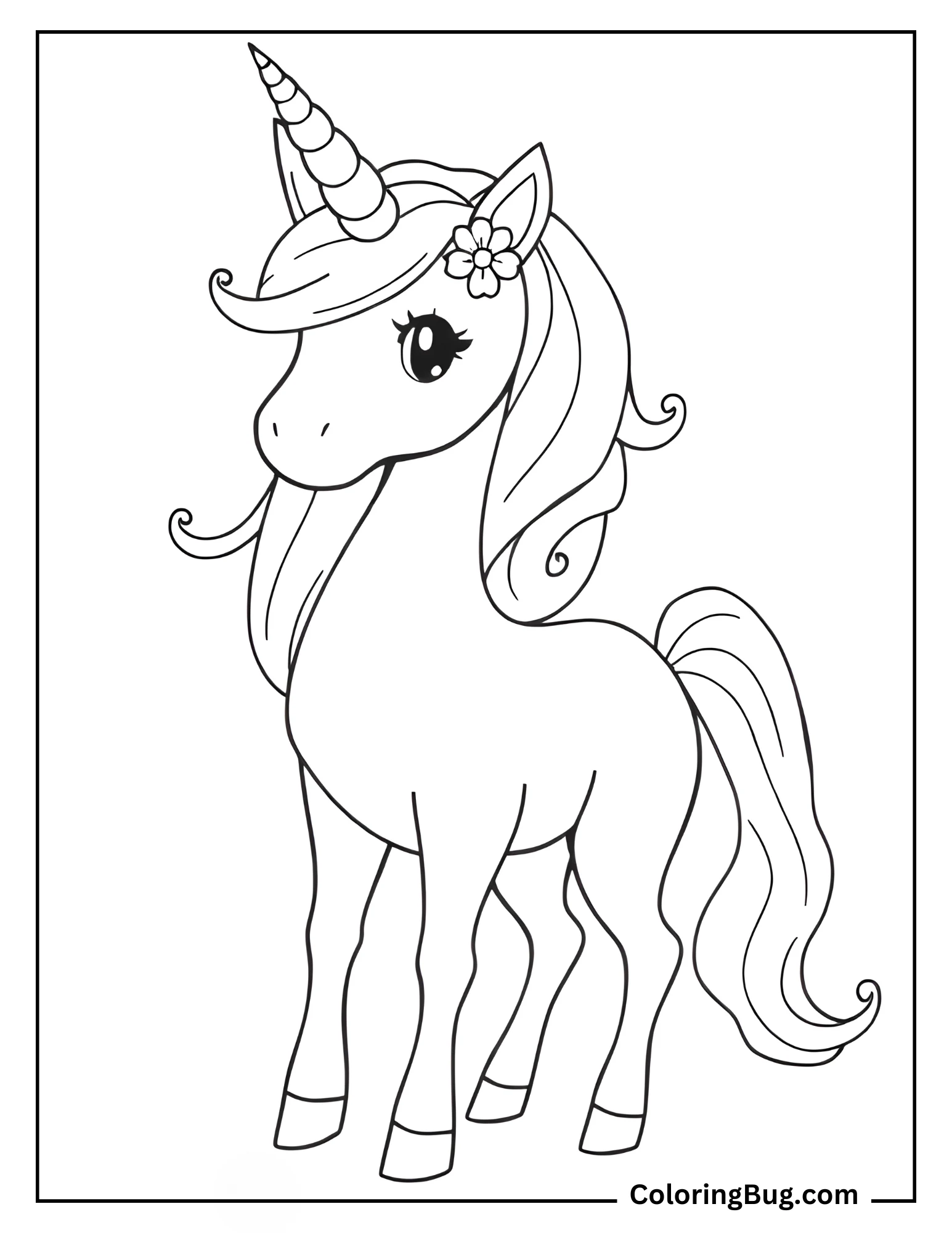 120+ Unicorn Coloring Pages (Free Printable PDFs)