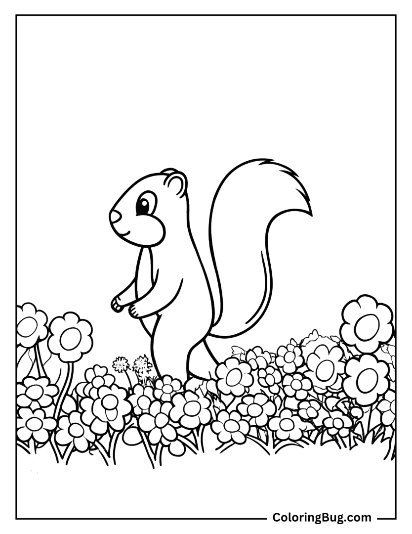 50 Squirrel Coloring Pages (Free Printable PDFs)