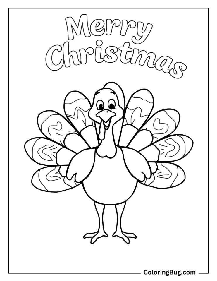 50 Turkey Coloring Pages (Free Printable PDFs)
