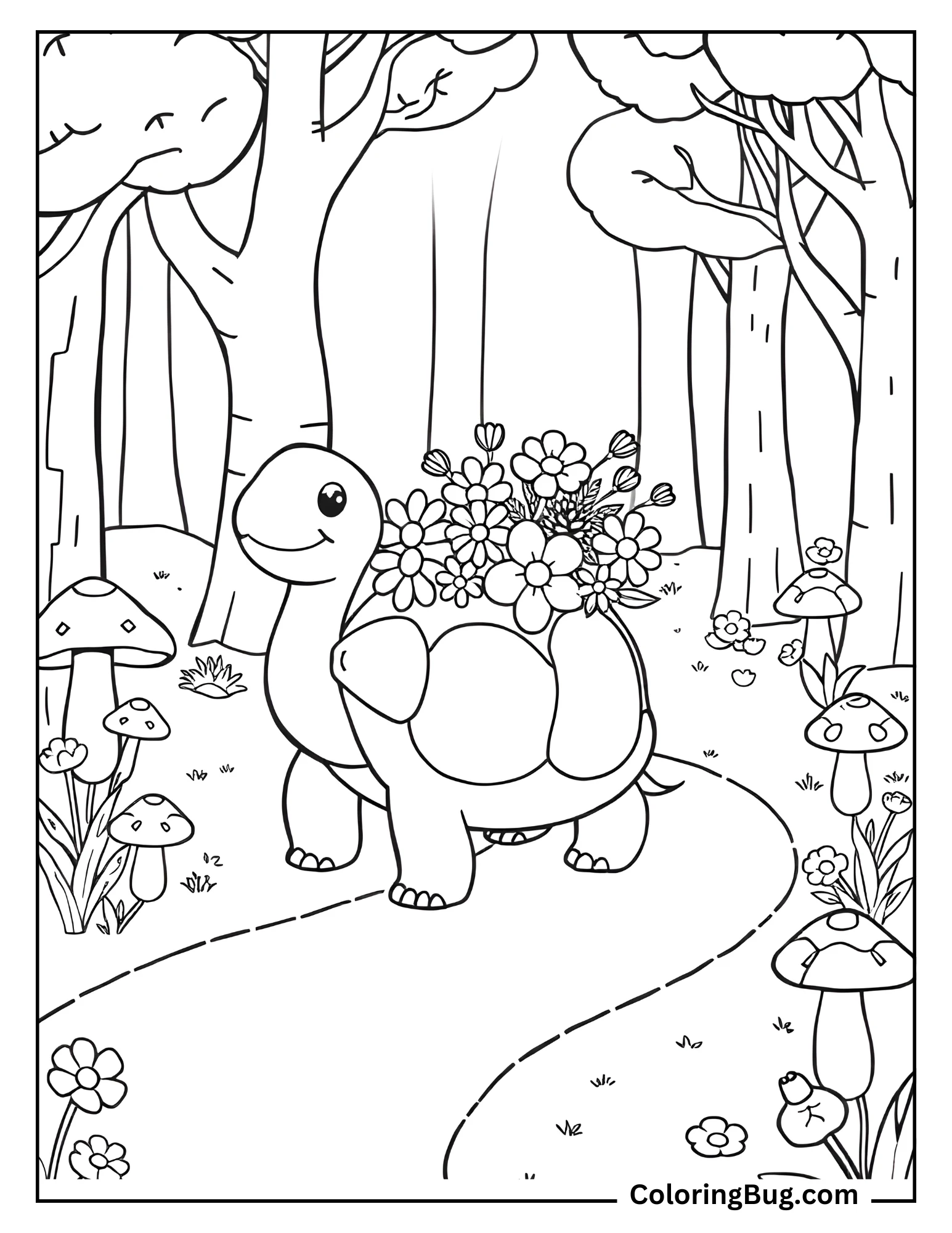 52 Turtle Coloring Pages (Free Printable PDFs)