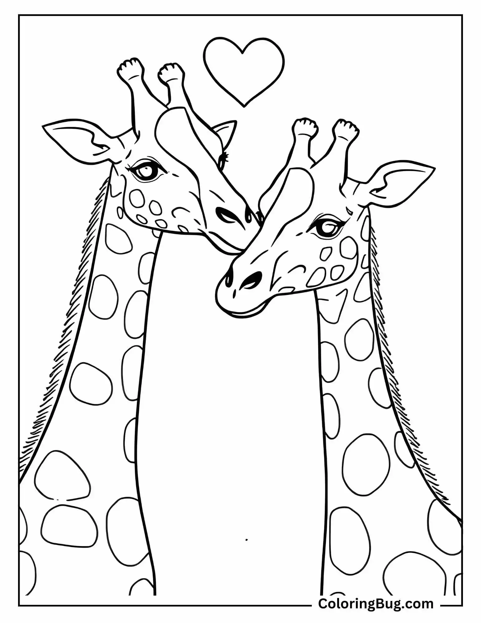42 Giraffe Coloring Pages (Free Printable PDFs)