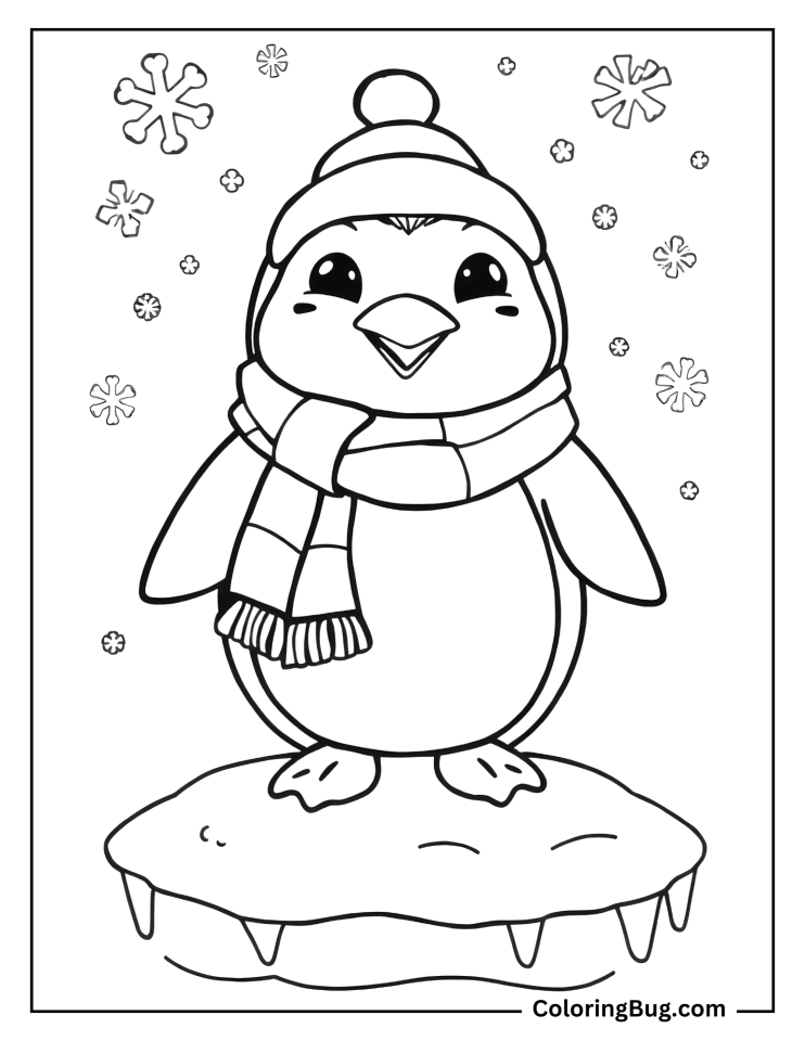 50+ Penguin Coloring Pages (Free Printable PDFs)