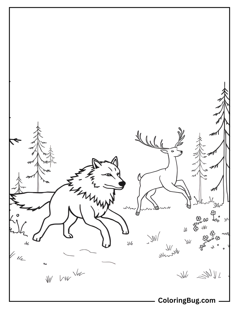 50 Wolf Coloring Pages (Free Printable PDFs)