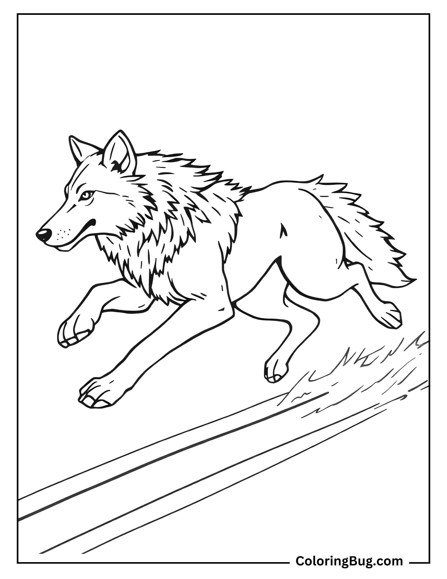 50 Wolf Coloring Pages (Free Printable PDFs)