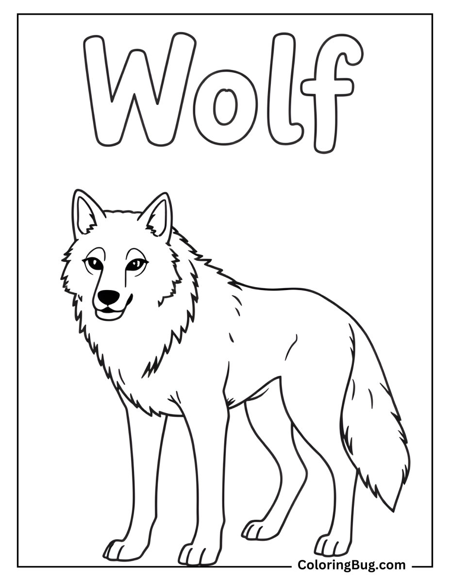 50 Wolf Coloring Pages (Free Printable PDFs)