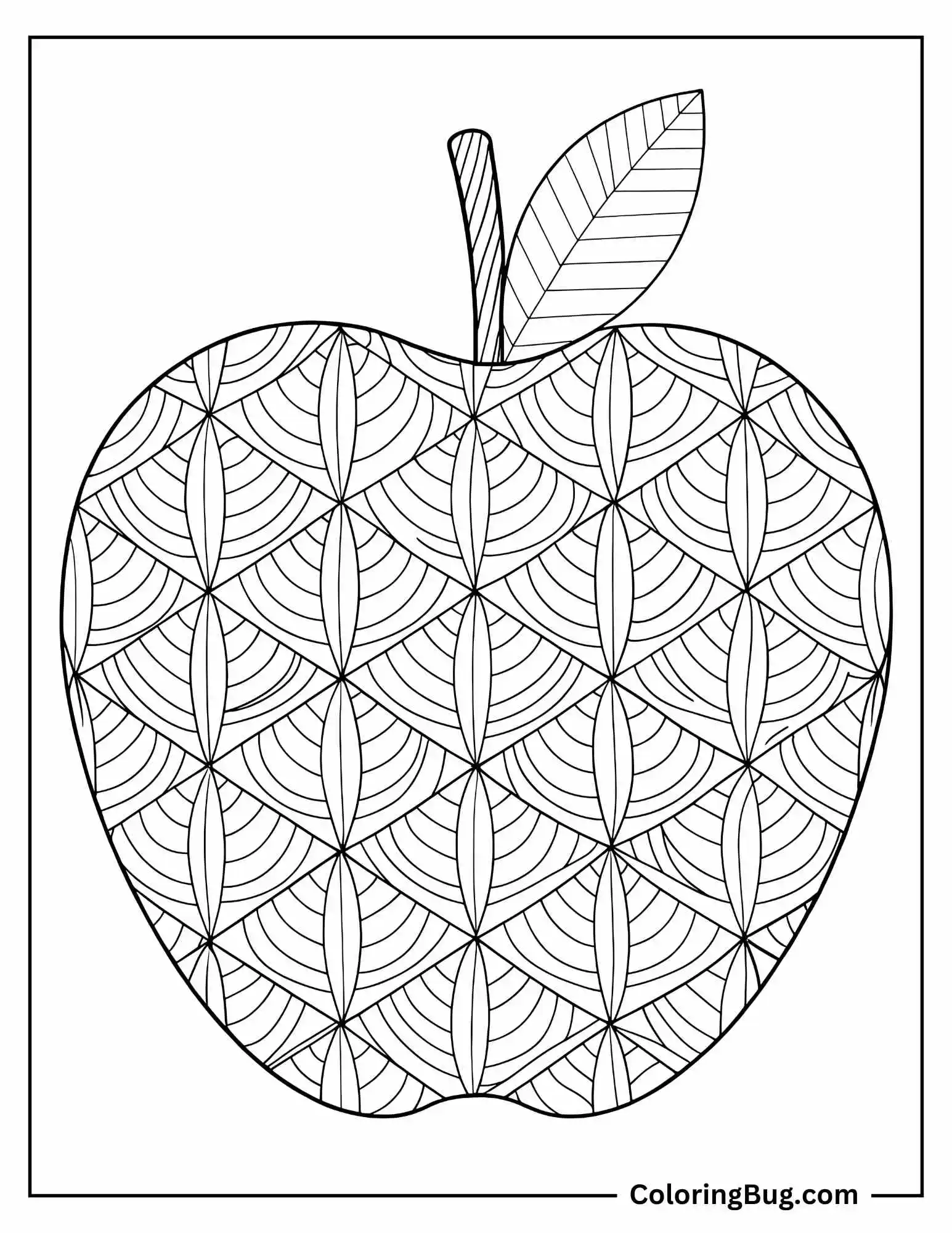 30 Apple Coloring Pages (Free Printable PDFs)