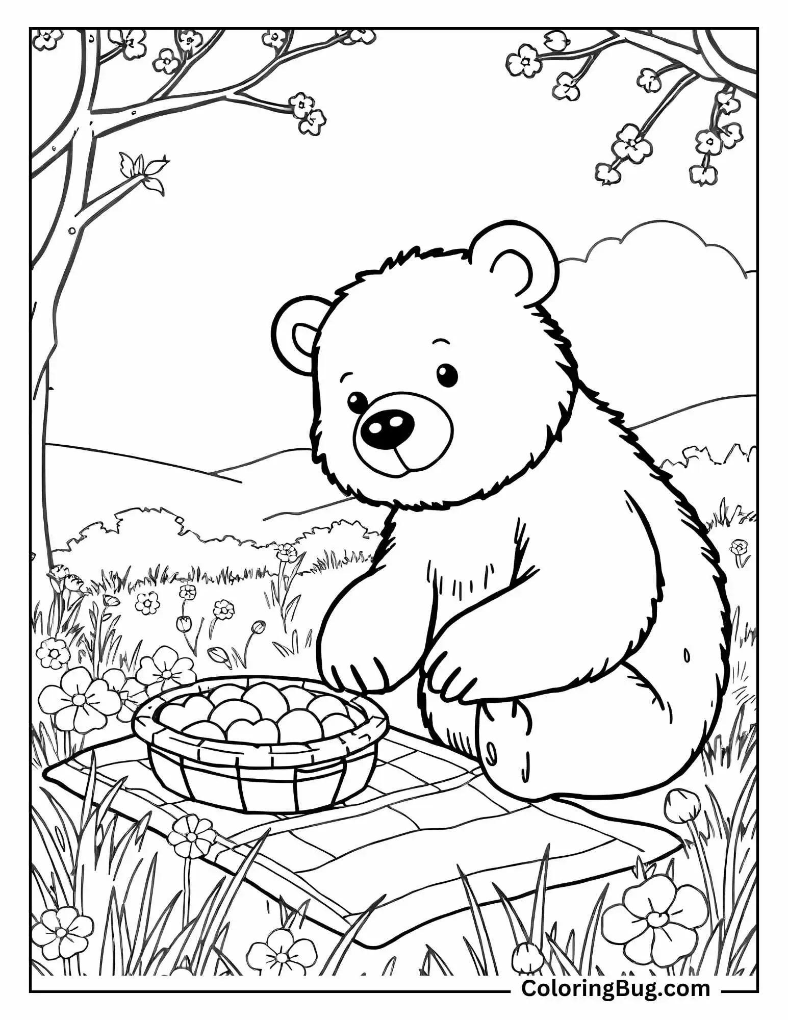 50 Bear Coloring Pages (Free Printable PDFs)