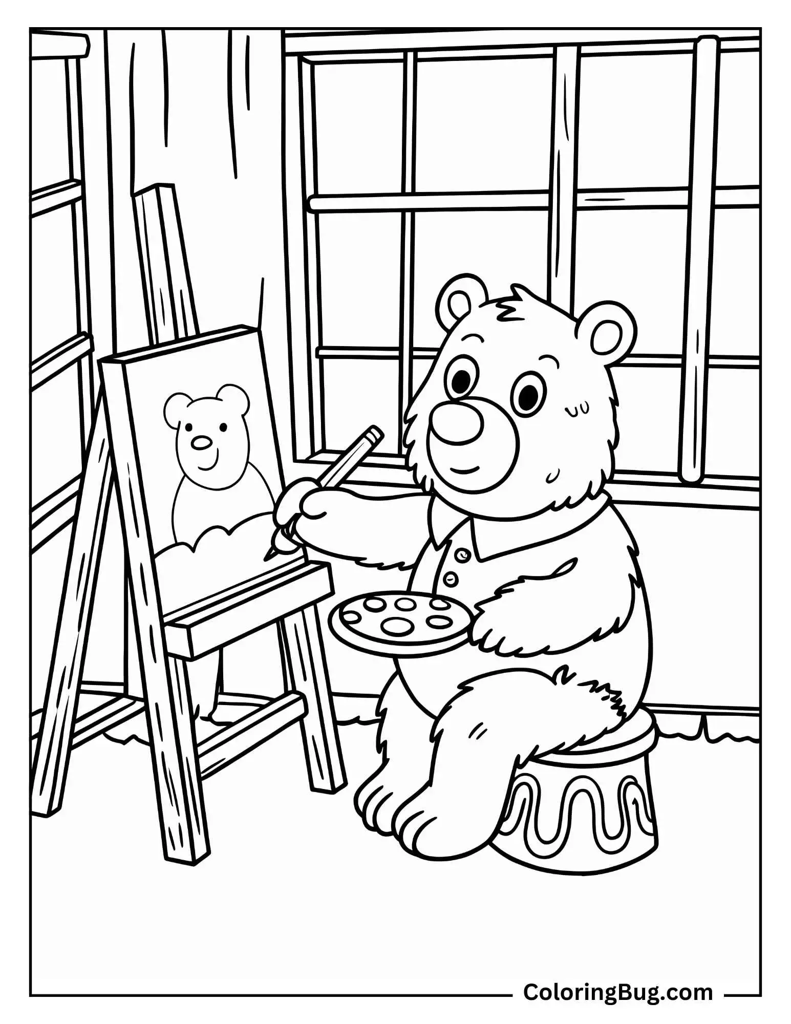 50 Bear Coloring Pages (Free Printable PDFs)