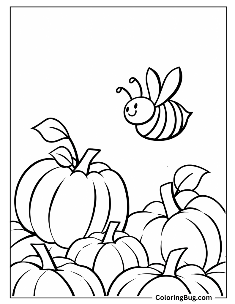 40 Bee Coloring Pages (Free Printable PDFs)