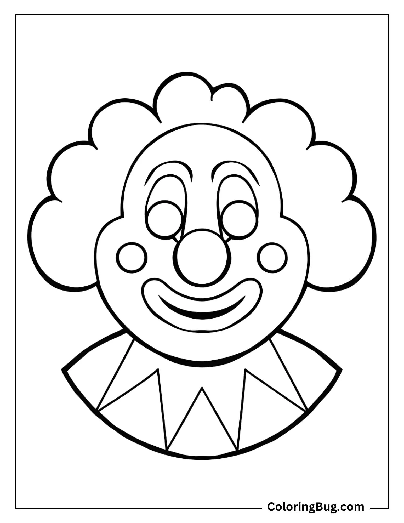 32 Clown Coloring Pages (Free Printable PDFs)