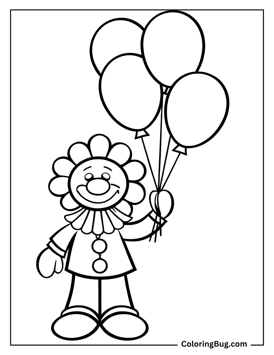 40 Balloons Coloring Pages (Free Printable PDFs)